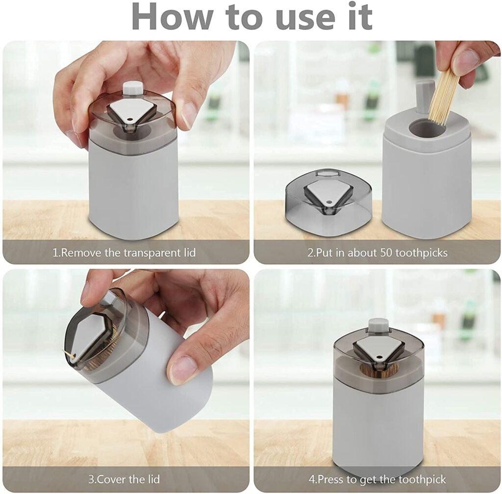 Automatic Toothpick Dispenser Portable Toothpick Box - Excel Store