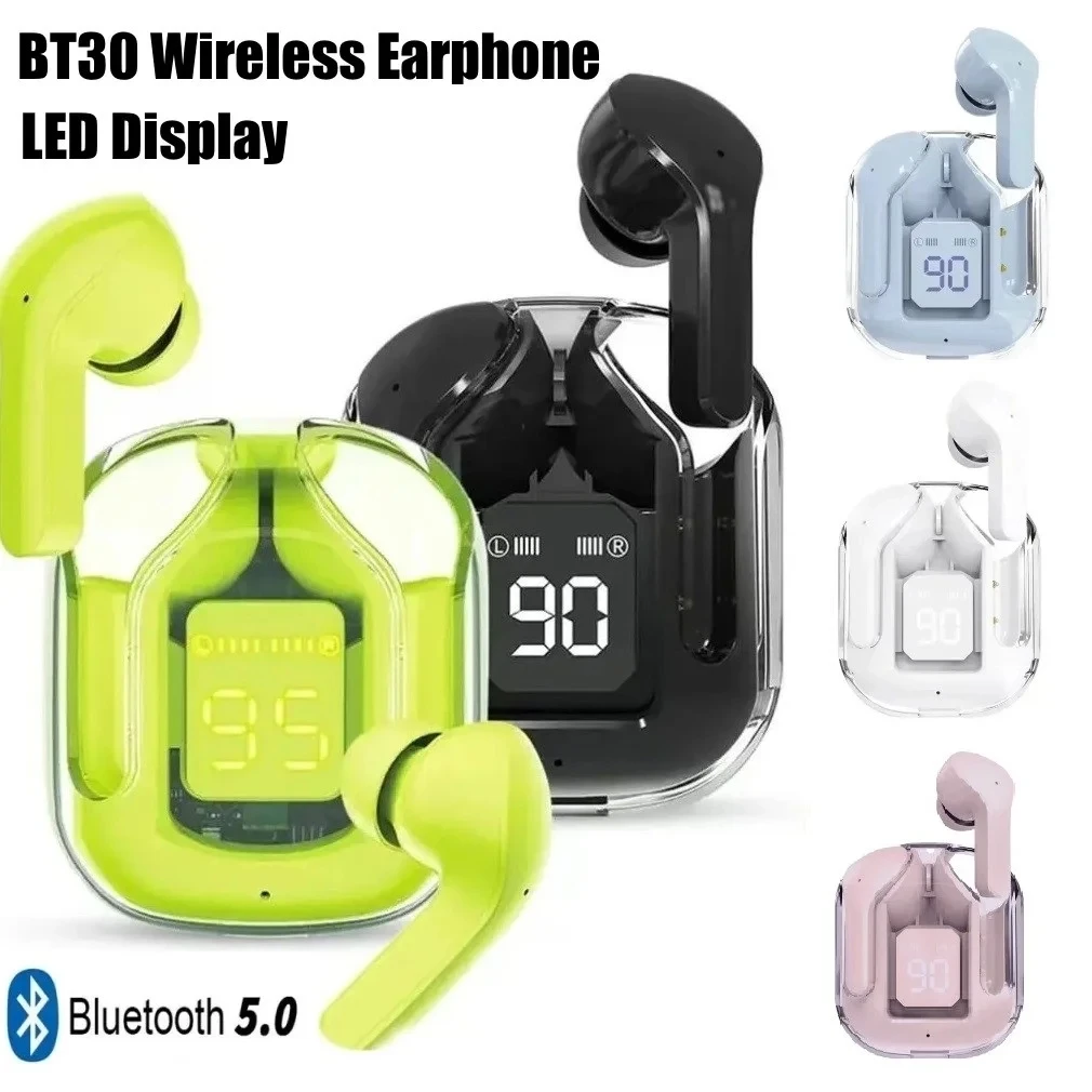 BT30 TWS Bluetooth Earbuds Wireless 5.0 Sport Gaming Headsets - Excel Store