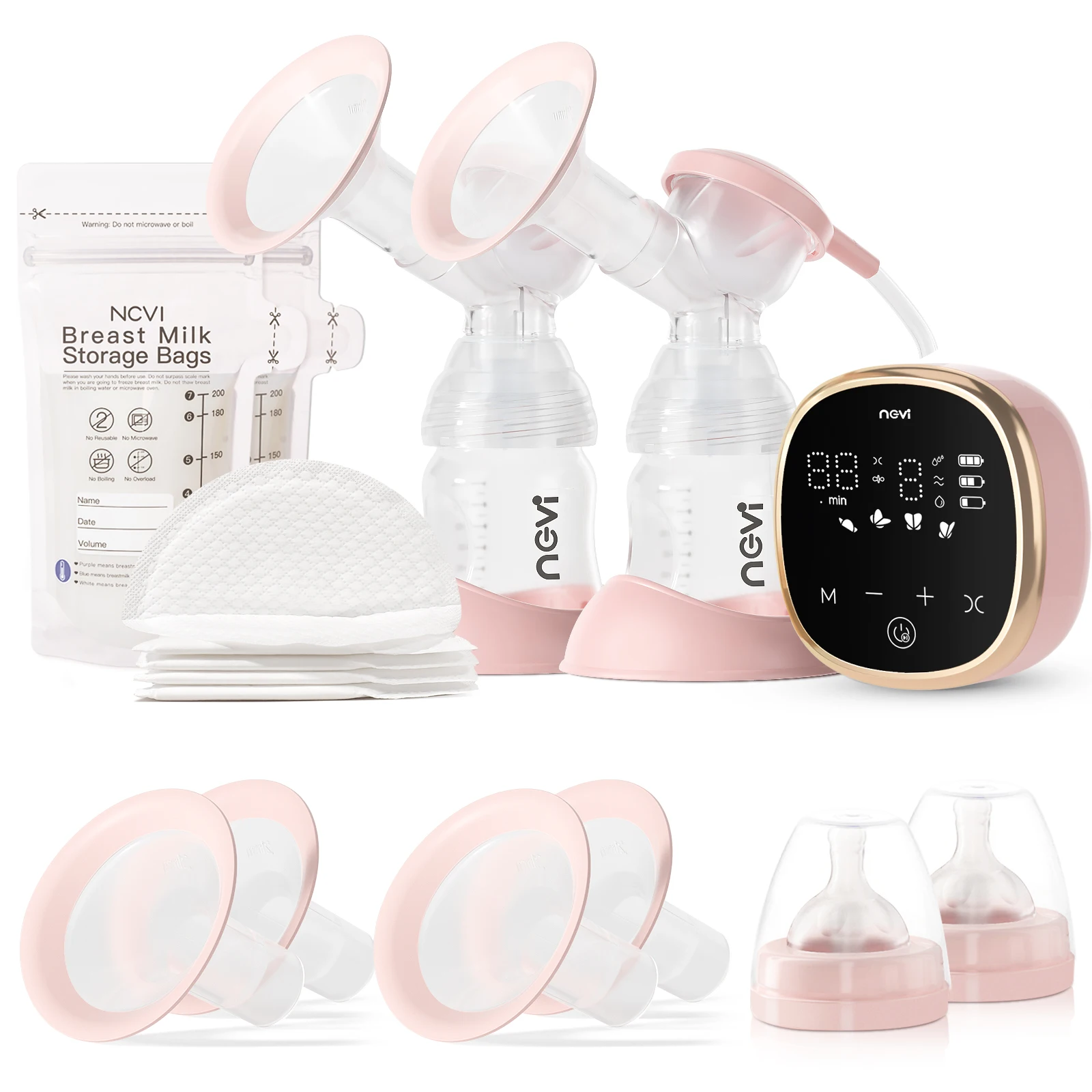 Double Electric Breast Pumps 4 Modes & 9 Levels - Excel Store