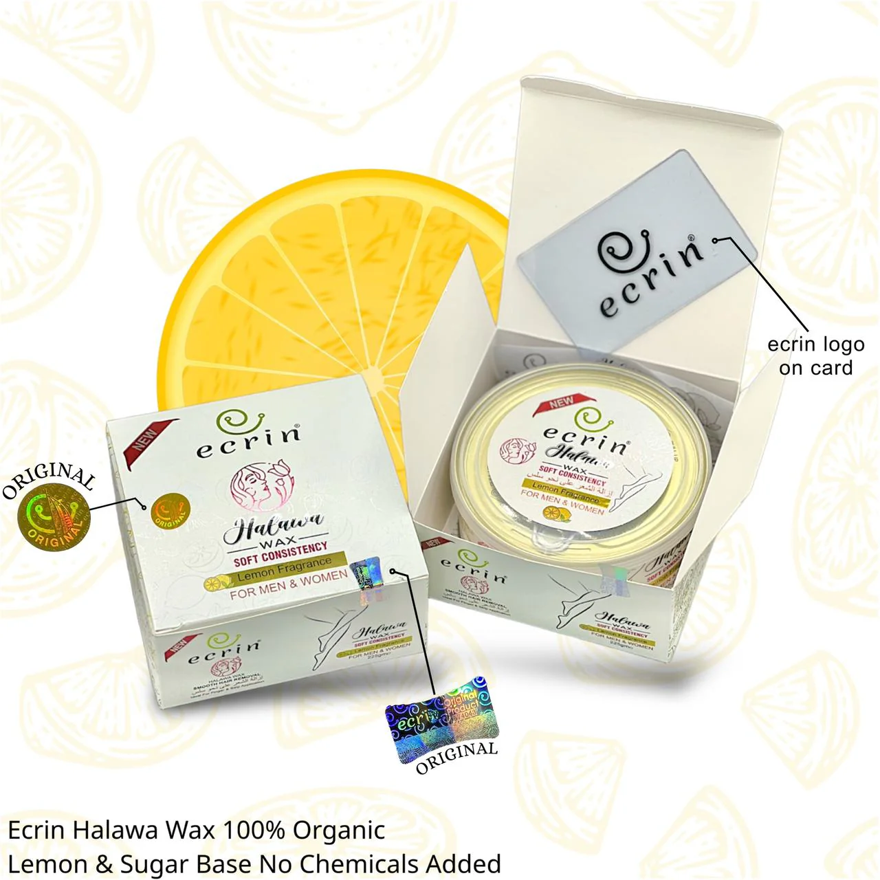 Ecrin Luminous Smooth Skin Lemon Wax - Excel Store