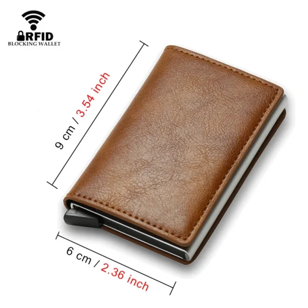 Rfid Credit Card Holder Men Wallets Bank Cardholder Case - Excel Store
