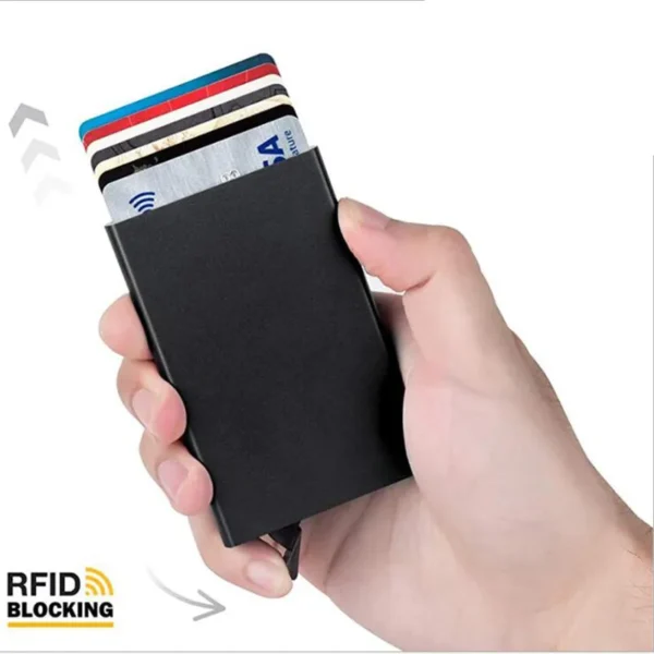 Rfid Credit Card Holder Men Wallets Bank Cardholder Case - Excel Store