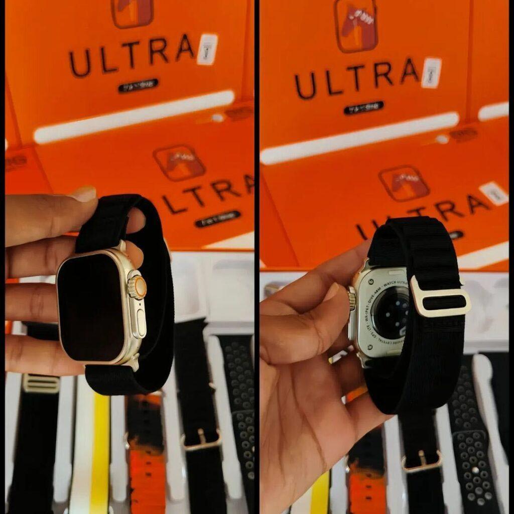 New Ultra 7 In 1 Smartwatch Wireless Charging 7 Straps Waterproof ...