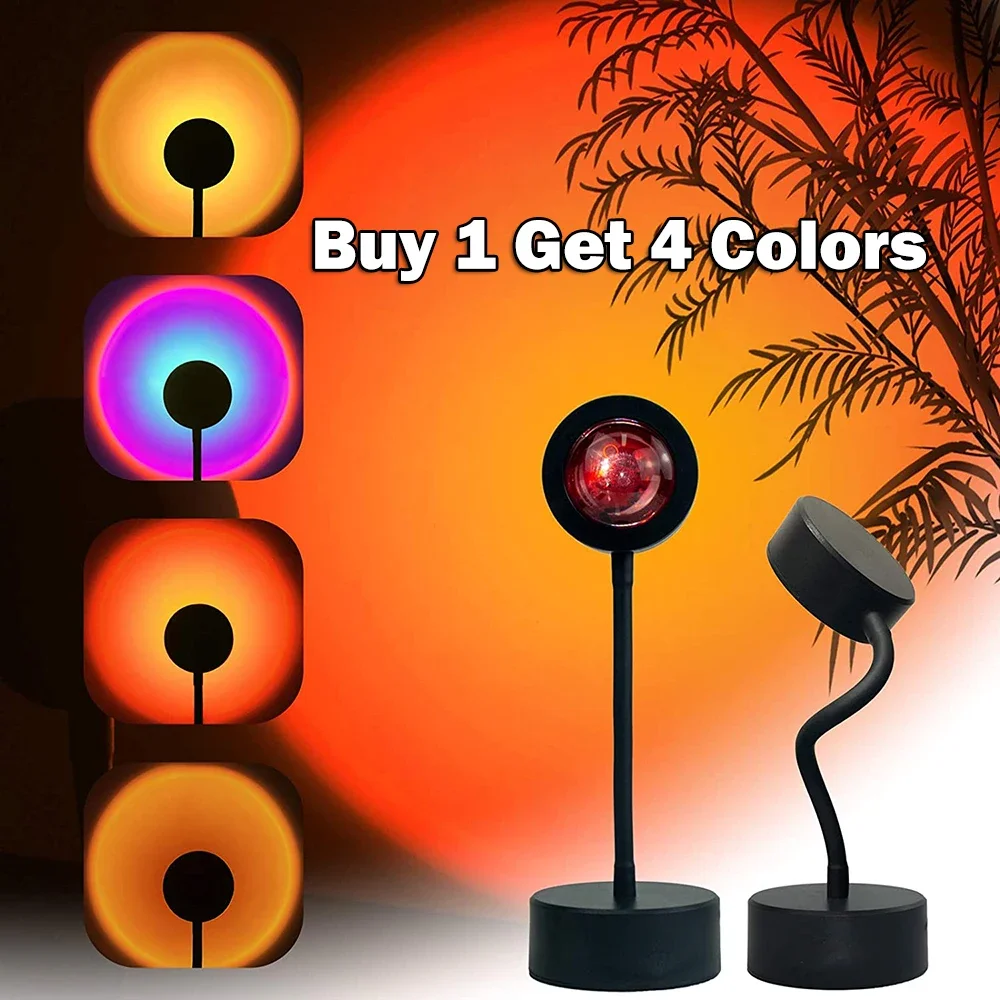 USB Sunset Lamp Sunset Projector Photography Light - Excel Store