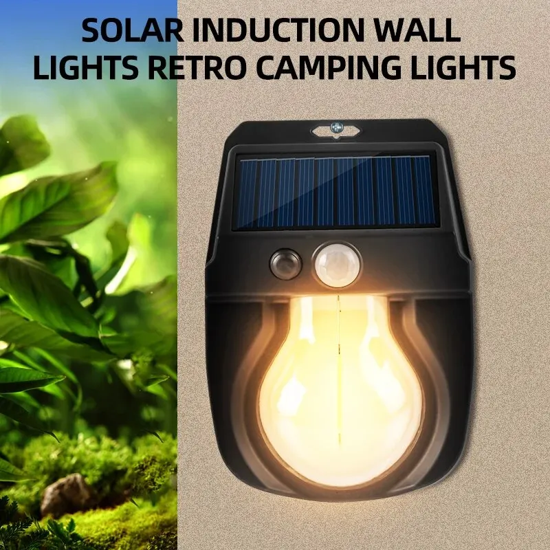 New Outdoor Solar Induction Light Tungsten Wire Wall Light - Excel Store