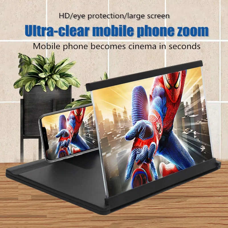High Quality 10 inch 3D Mobile Phone Screen Magnifying Glass Foldable ...