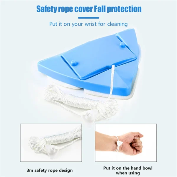 Adjustable Magnetic Double Side Magnetic Glass Wiper Cleaner - Excel Store