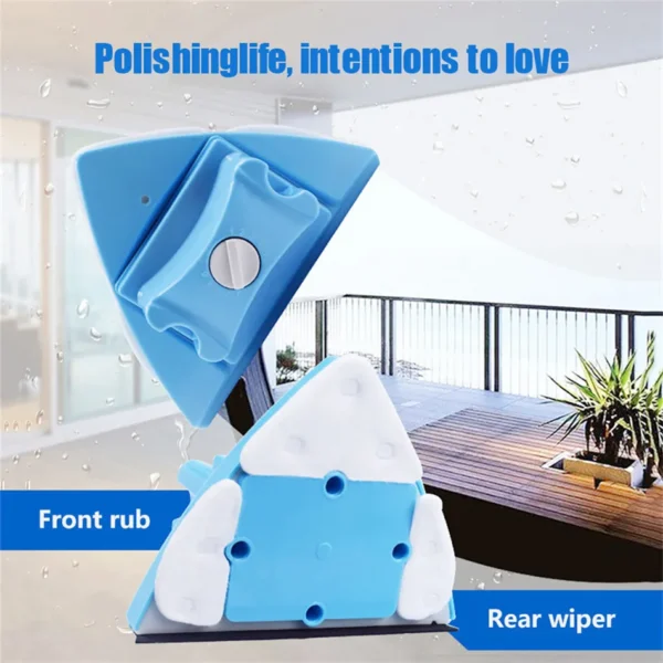 Adjustable Magnetic Double Side Magnetic Glass Wiper Cleaner - Excel Store