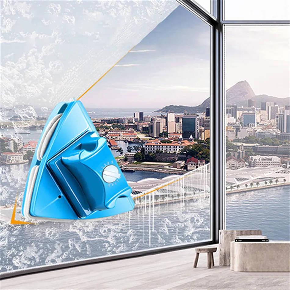 Adjustable Magnetic Double Side Magnetic Glass Wiper Cleaner - Excel Store