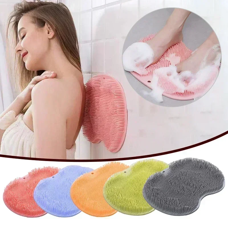 Exfoliating Shower Massage Scraper Bathroom Non-slip Bath Mat - Excel Store