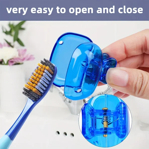 3 PCS Toothbrush Protective Cap Travel Toothbrush Holder - Excel Store