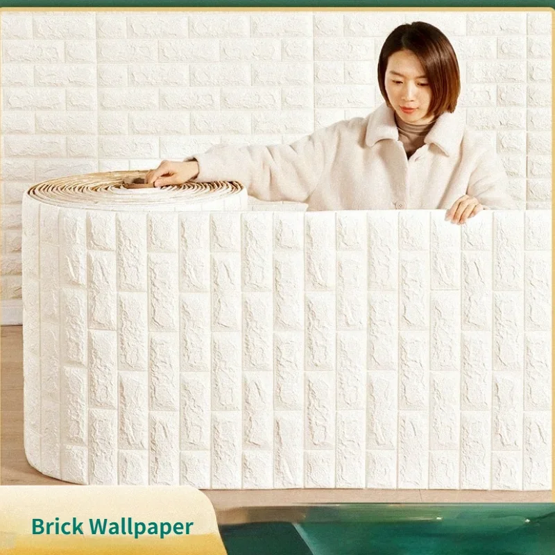 3D Wallpaper Self-adhesive Foam Brick Wallpaper - Excel Store