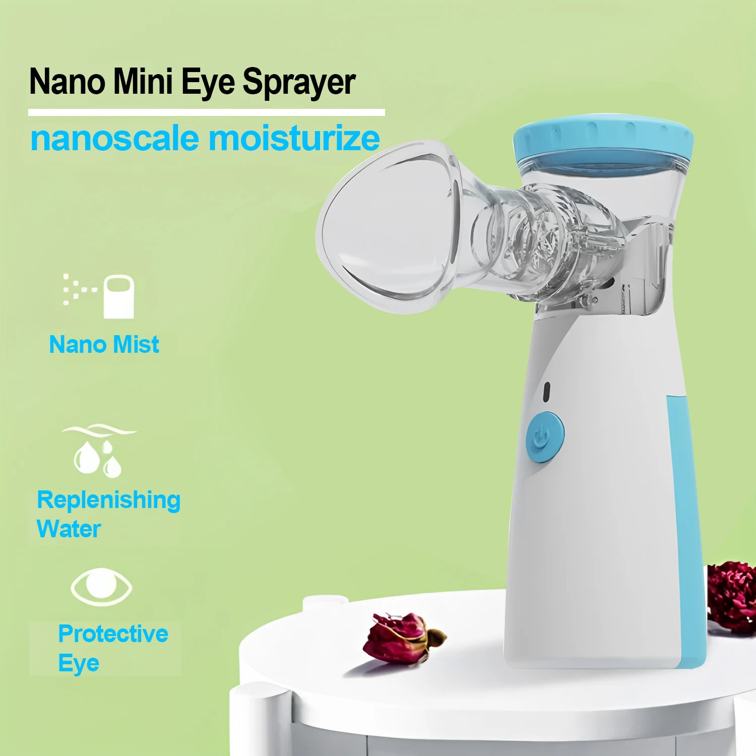 Compress Eye Steamer Relieve Dry Eyes Mist Nano Sprayer - Excel Store