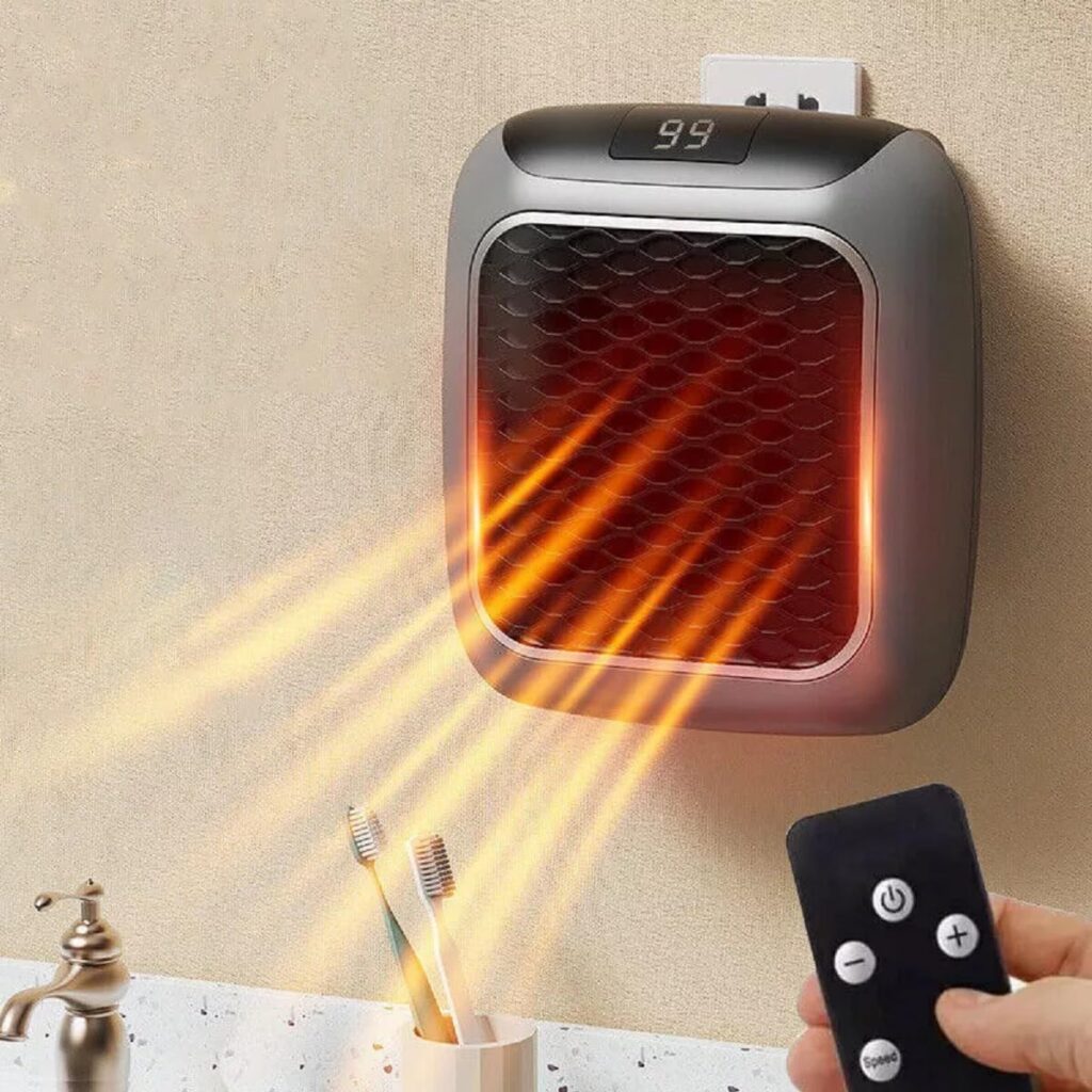 Portable Mini Heater Wall Mounted Quick Heat Warm Winds - Excel Store