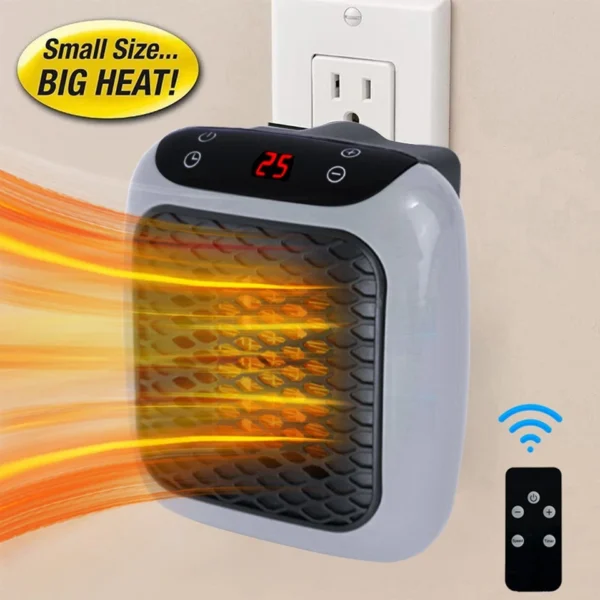 Portable Mini Heater Wall Mounted Quick Heat Warm Winds - Excel Store