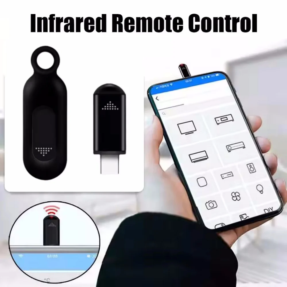 Universal IR Infrared Smart Remote Suitable For TV Air Conditioner Fan ...