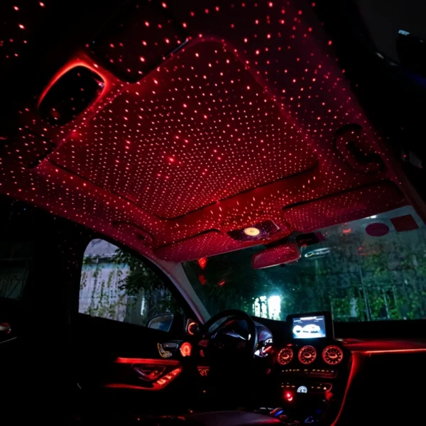 LED Car Roof Star Night Light Projector Atmosphere Galaxy Lamp - Excel ...
