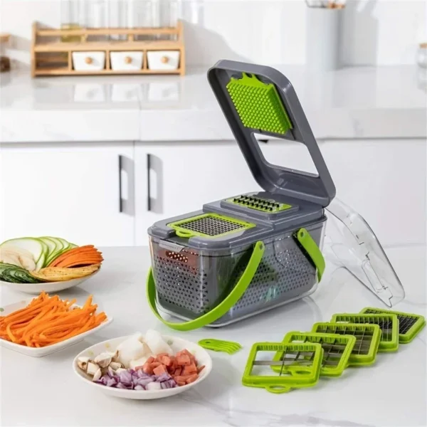 22 piece sets Multi functional Manual Chopper Cutter Slicer - Excel Store
