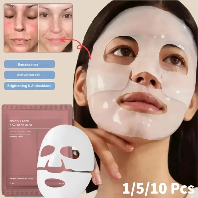 Bio-Collagen Real Deep Mask Anti-Wrinkle Lifting Face Mask - Excel Store